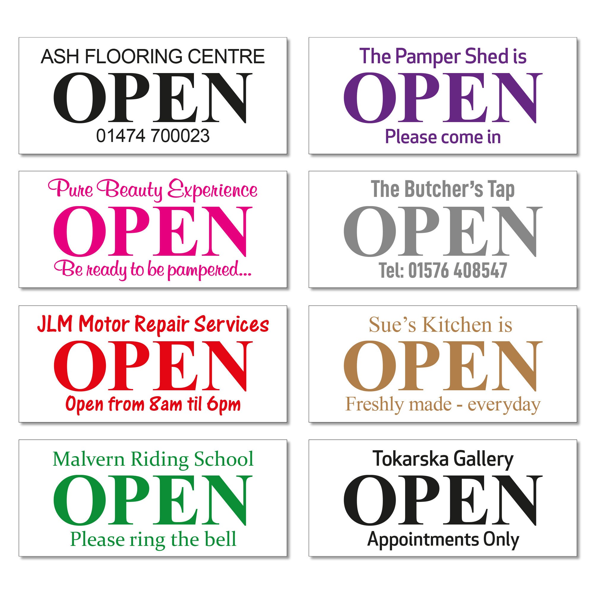 Personalised Custom Made Open Closed Hanging Sign Shop | Etsy