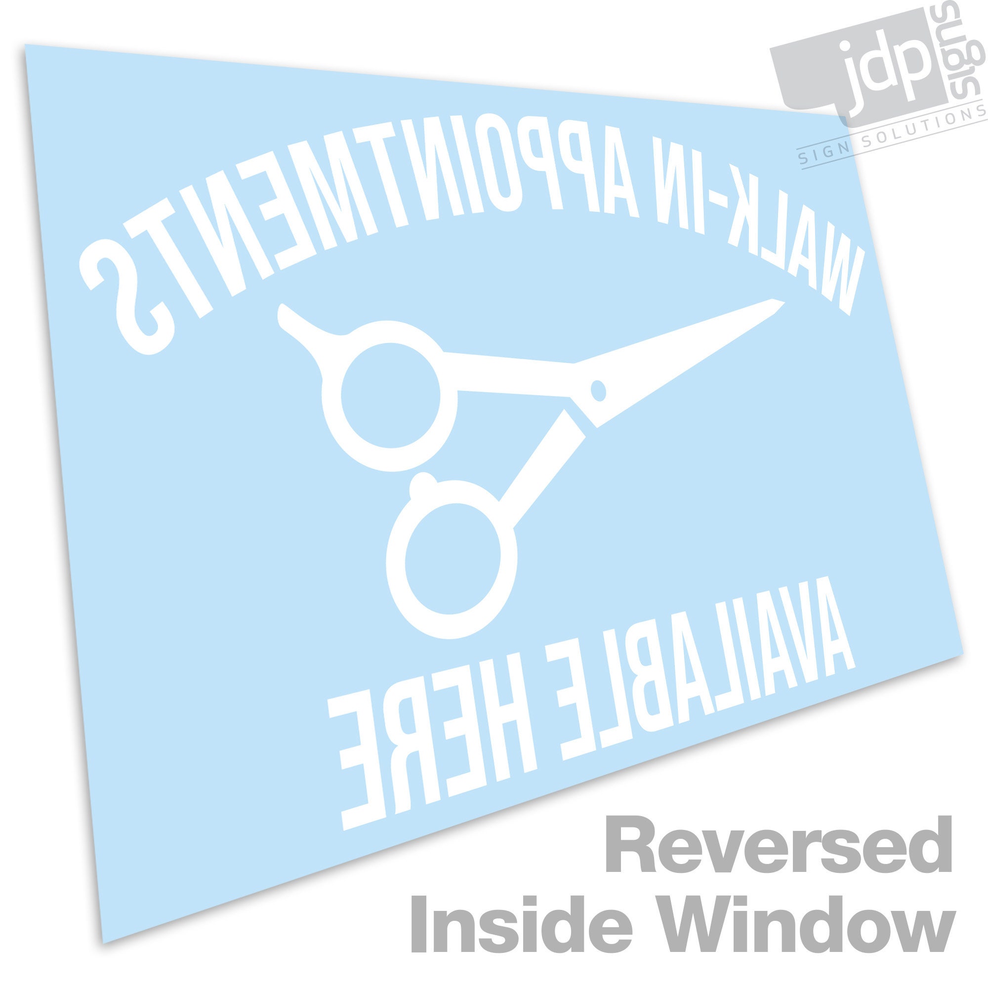 SMALL Walk in Appointments Available Here Window Door Barber - Etsy UK