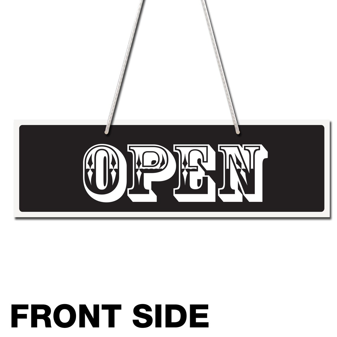 Large Open and Closed 3mm Rigid Hanging Sign 80mm X 260mm - Etsy