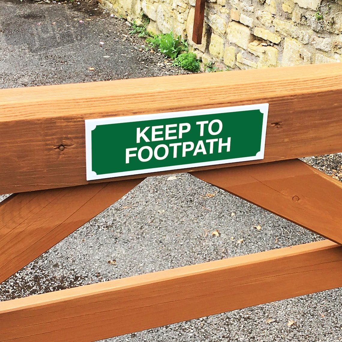 Keep to Footpath 3mm Rigid PVC Board Sign 21 Colours - Etsy