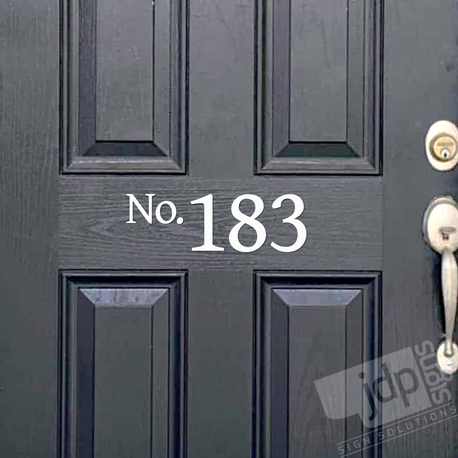 HOUSE NUMBER Front Door Letter Box Post Box Home Vinyl Decal - Etsy UK