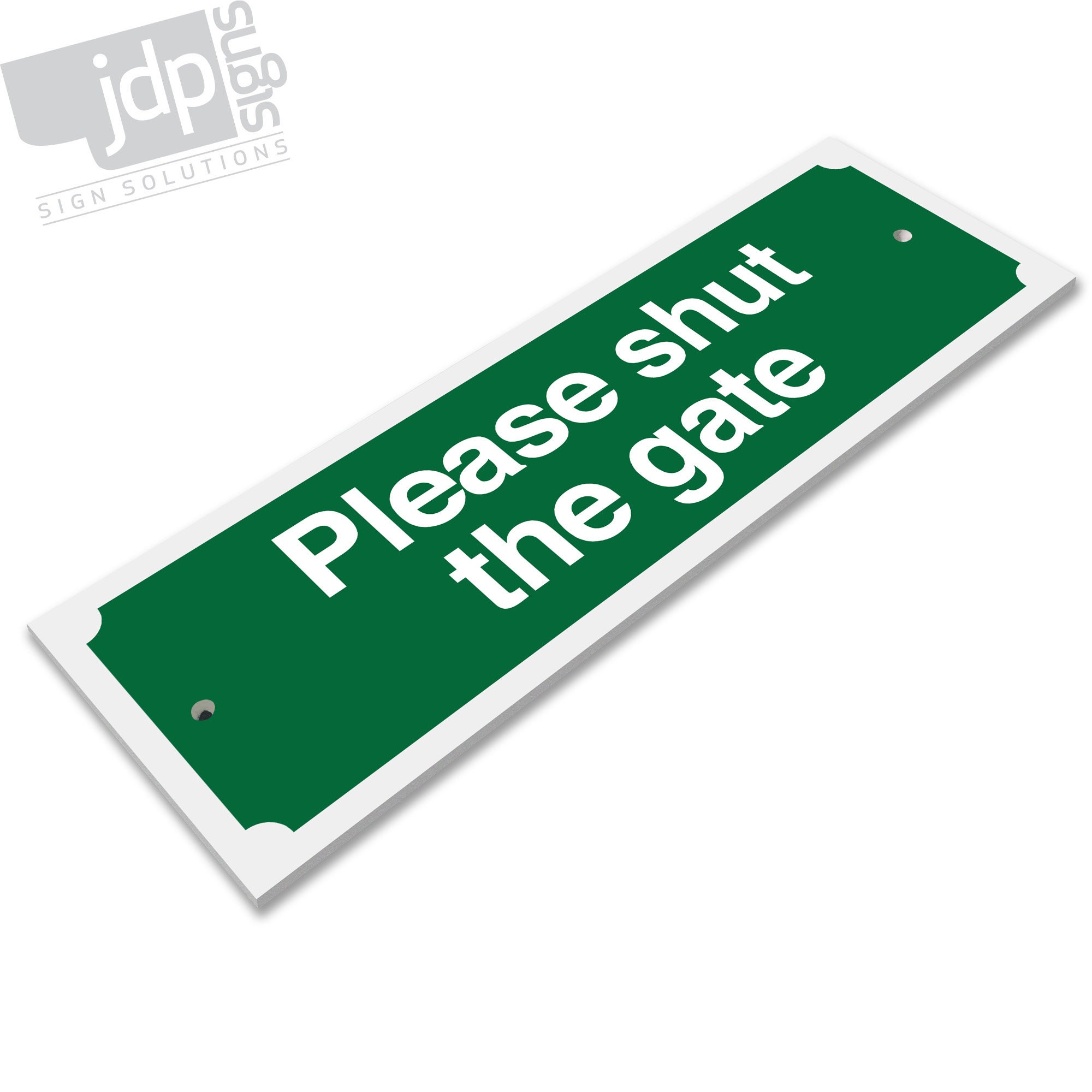 Please Shut the Gate 3mm Rigid PVC Board Sign 21 Colours - Etsy UK