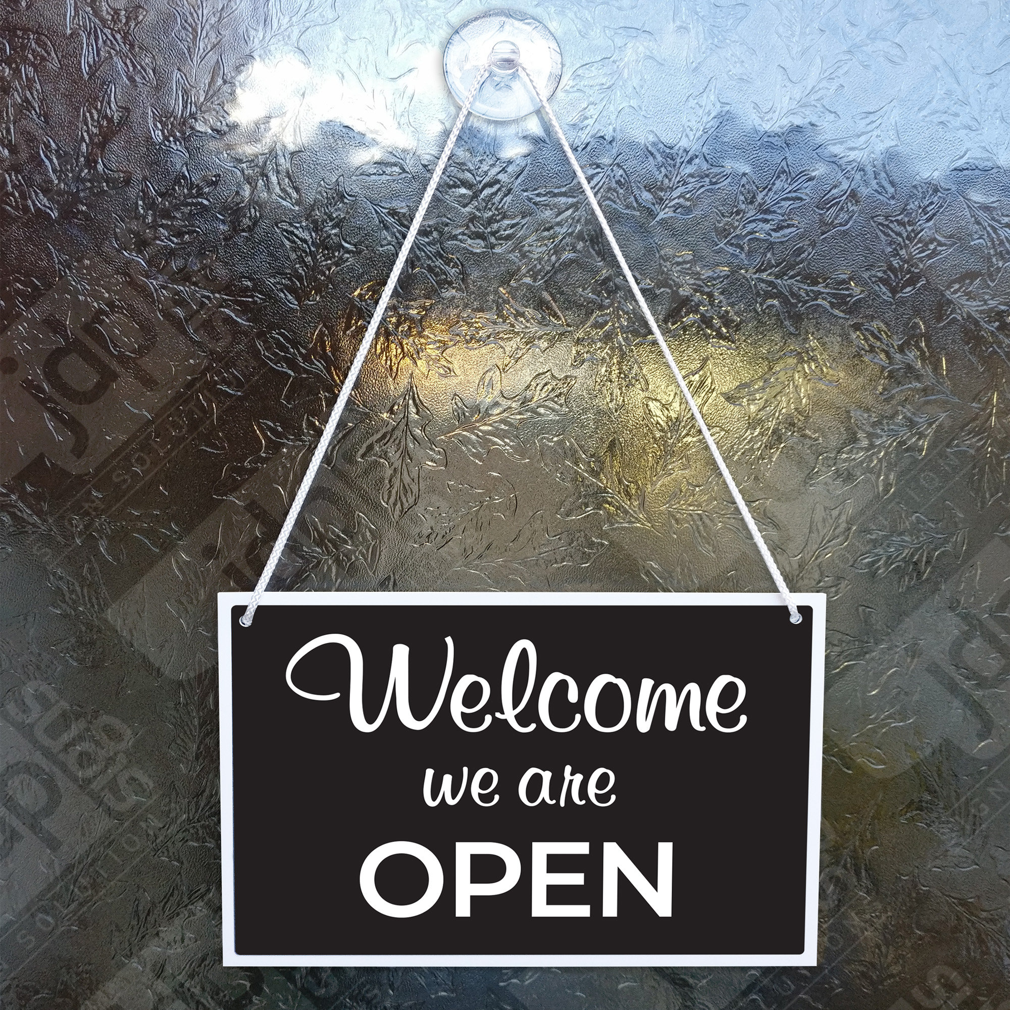 Welcome We Are Open / Sorry We Are Closed 3mm Rigid 136mm X | Etsy