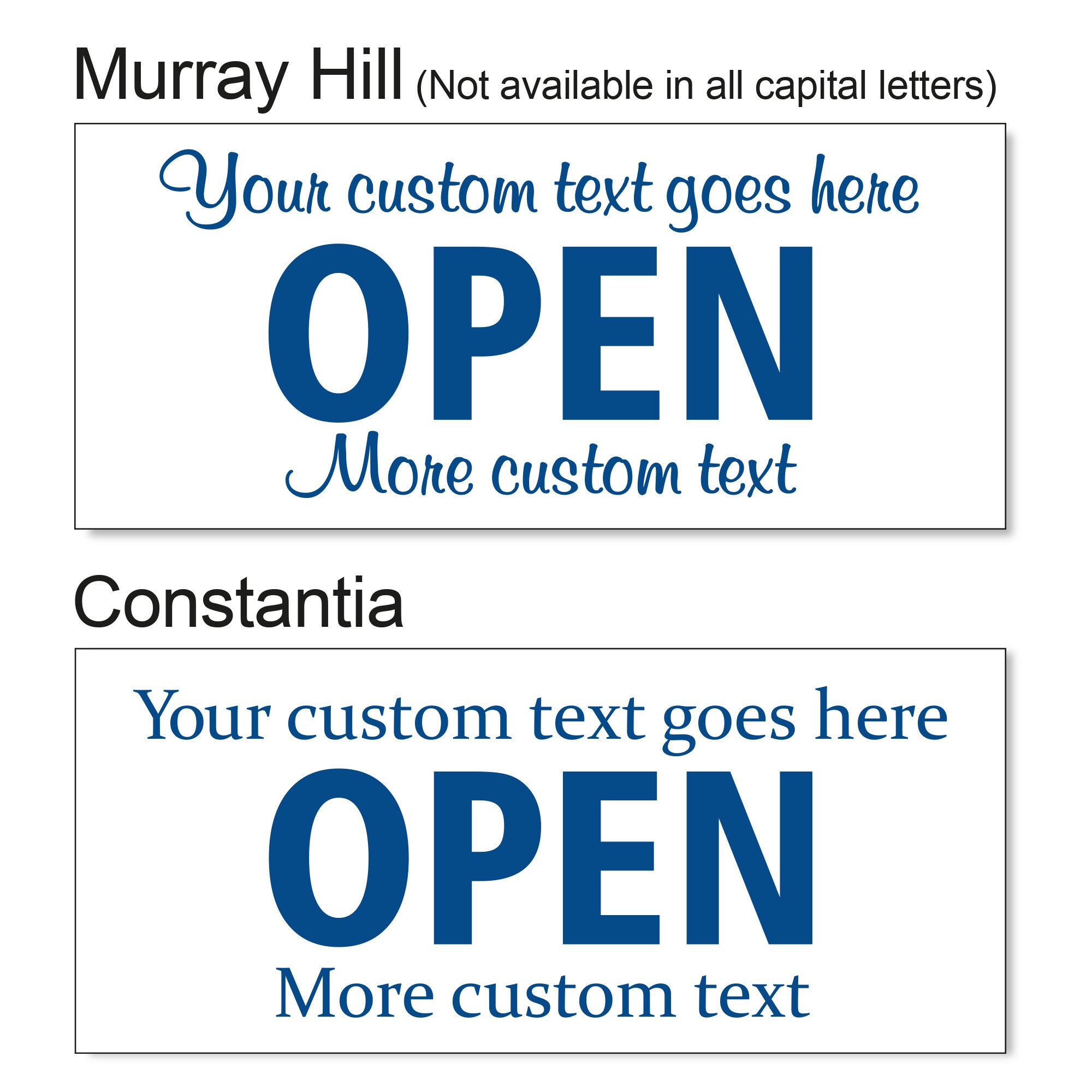 Personalised Custom Made Open Closed Hanging Sign Shop - Etsy