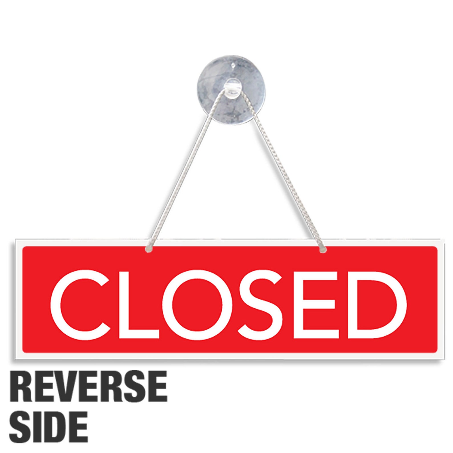 Open and Closed 3mm Rigid Hanging Sign 65mm X 240mm Shop - Etsy