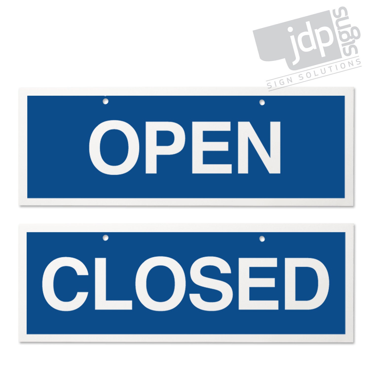 Open and Closed 3mm Rigid 75mm X 210mm Sign Shop Window Door | Etsy