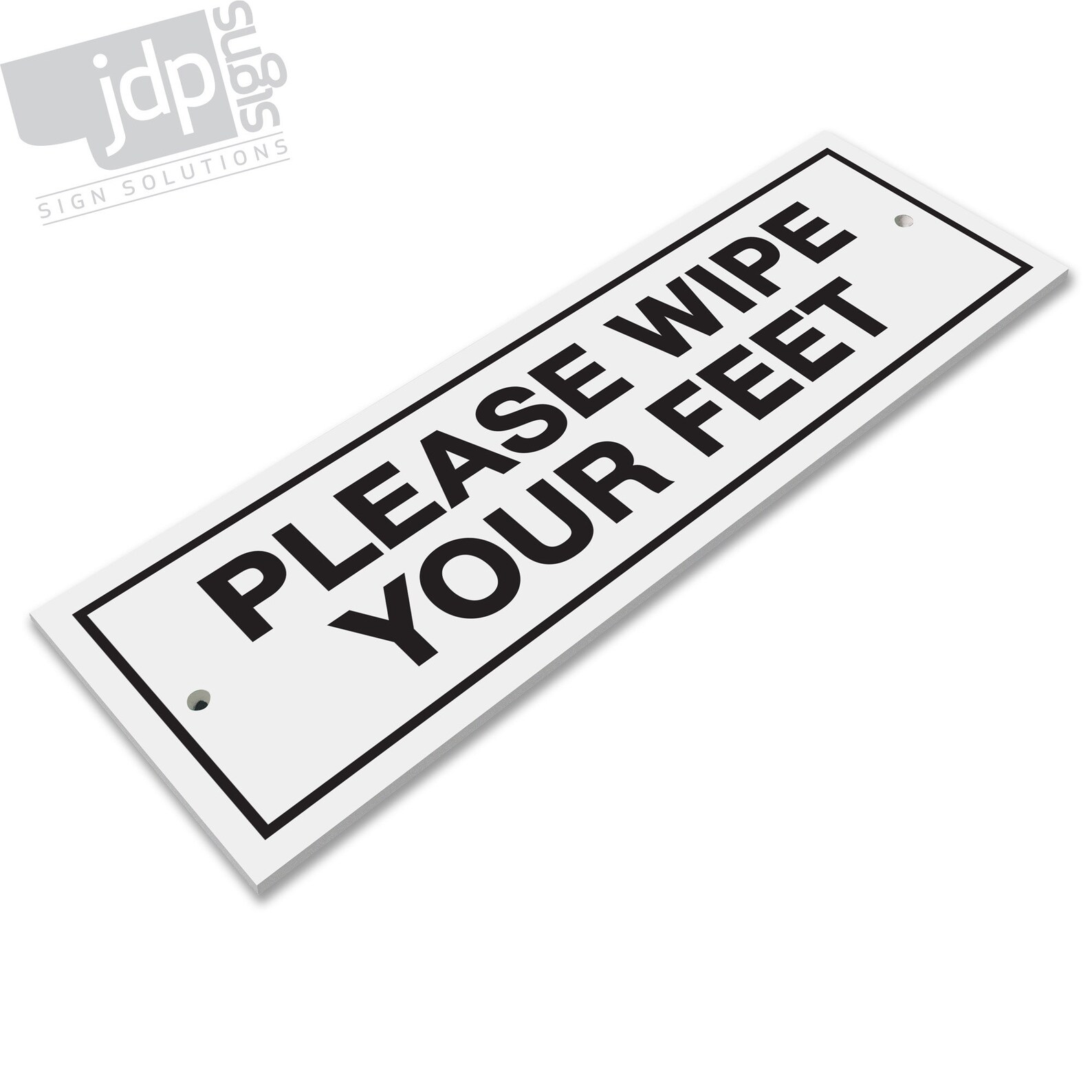 Please Wipe Your Feet 3mm Rigid PVC Board Sign 21 Colours - Etsy