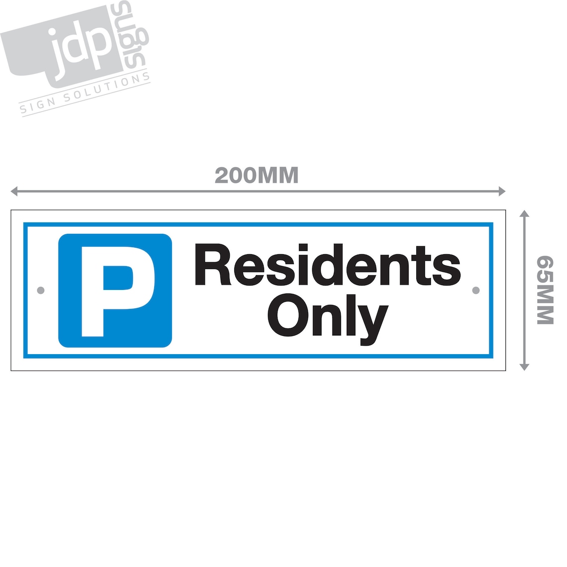 Residents Only Parking 3mm Rigid PVC Board Sign - Etsy UK