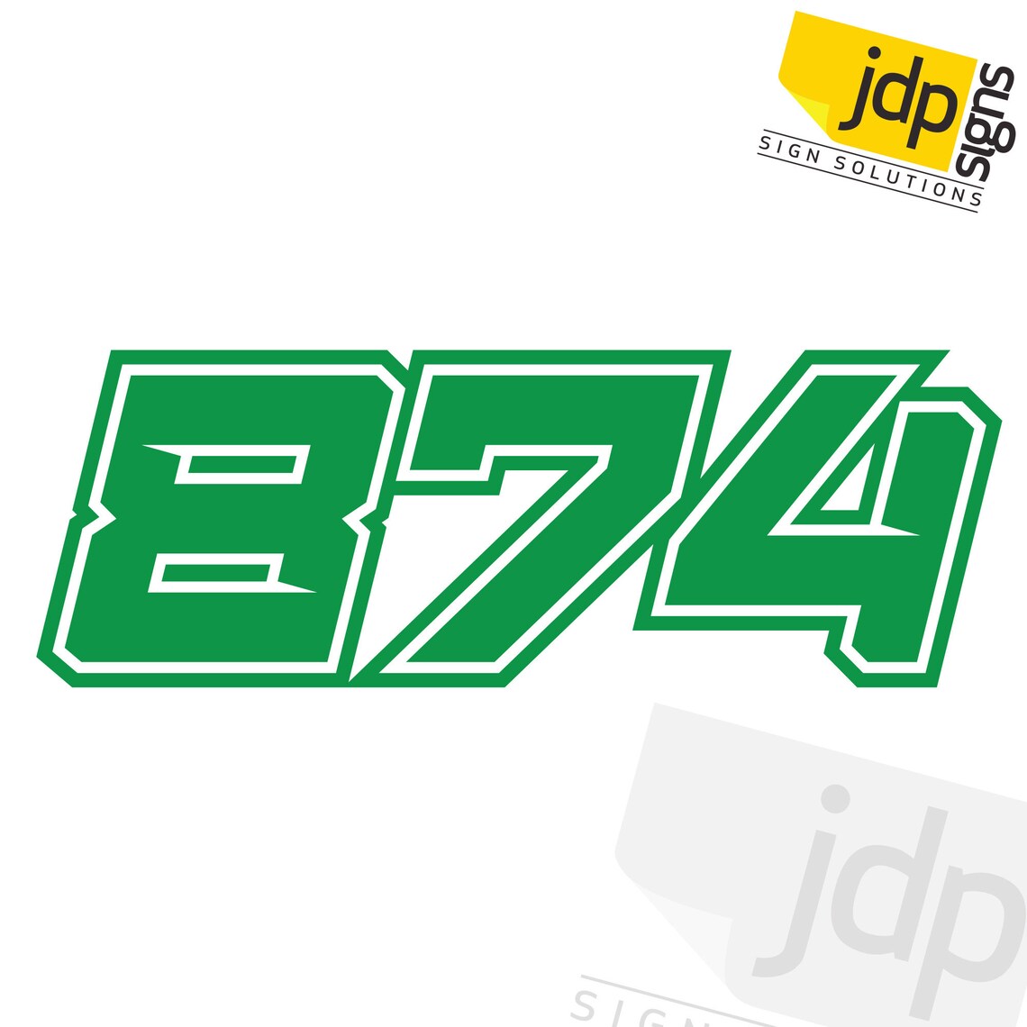 3 X Custom Race Numbers and Name Stickers Motocross Kart Decals Mx Dirt ...