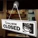 Cafe Open and Closed 3mm Rigid 80mm X 240mm Sign, Shop Window Door 10 ...