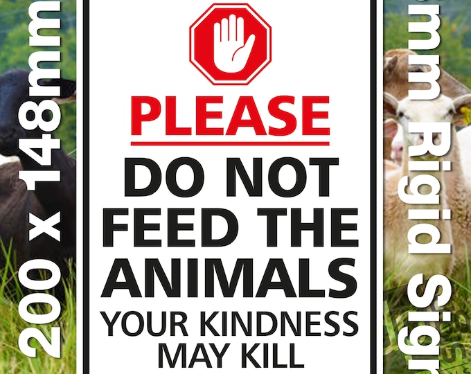 Red Sign Please Do Not Feed the Fish Prohibited Feeding Fish Notice ...