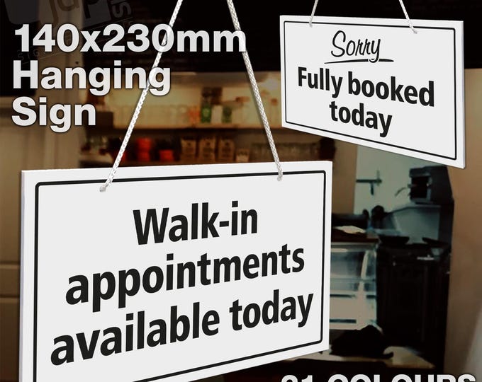 Sorry Fully Booked Sign | Shop Window Door - Etsy Canada