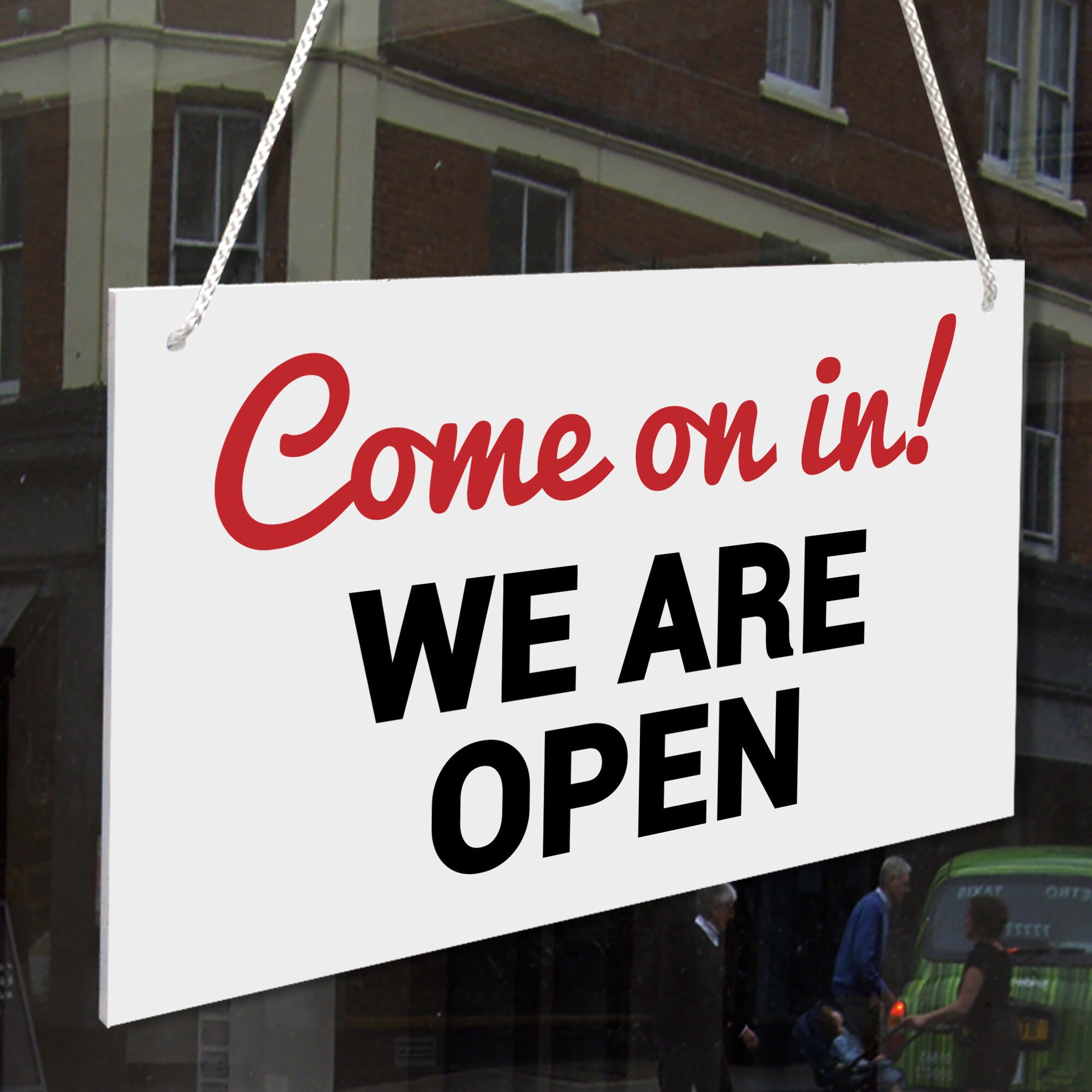 Come On In We're Open / Sorry We're Closed 3mm Rigid | Etsy