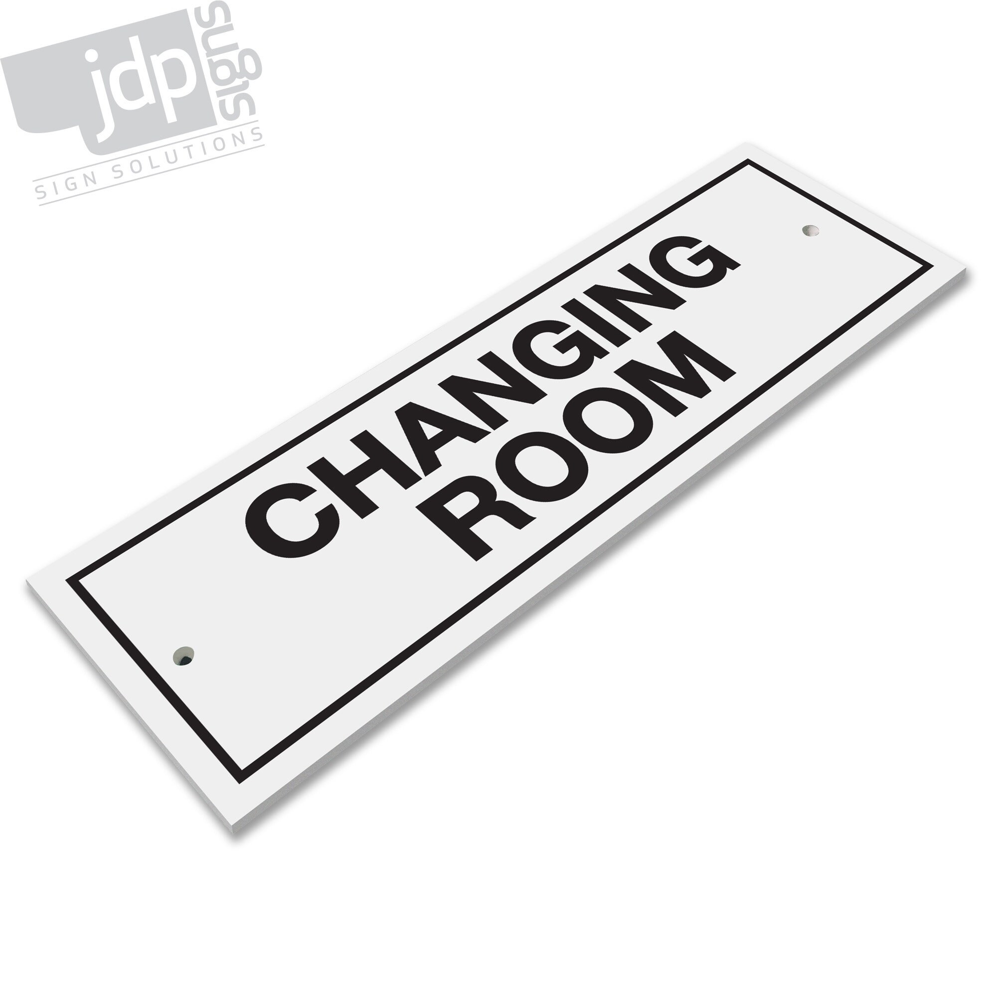 Changing Room 3mm Rigid PVC Board Sign 21 Colours - Etsy UK