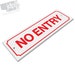No Entry 3mm Rigid PVC Board Sign 21 Colours - Etsy UK