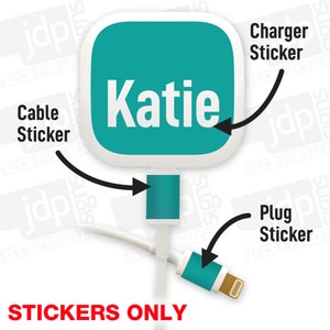 IPhone USB-C Charger Sticker Personalised Decal Set Plug STICKER ONLY ...