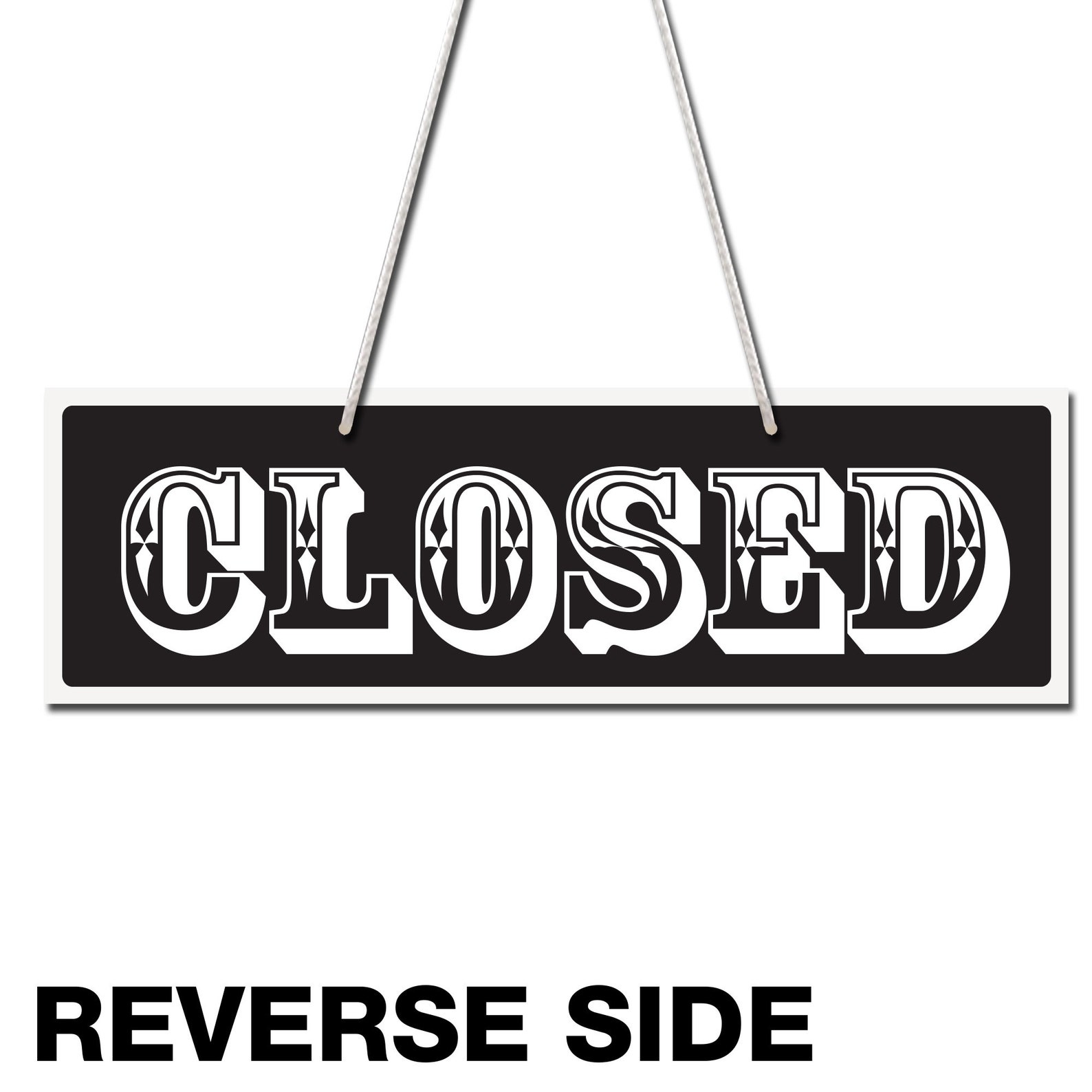 Large Open and Closed 3mm Rigid Hanging Sign 80mm X 260mm - Etsy