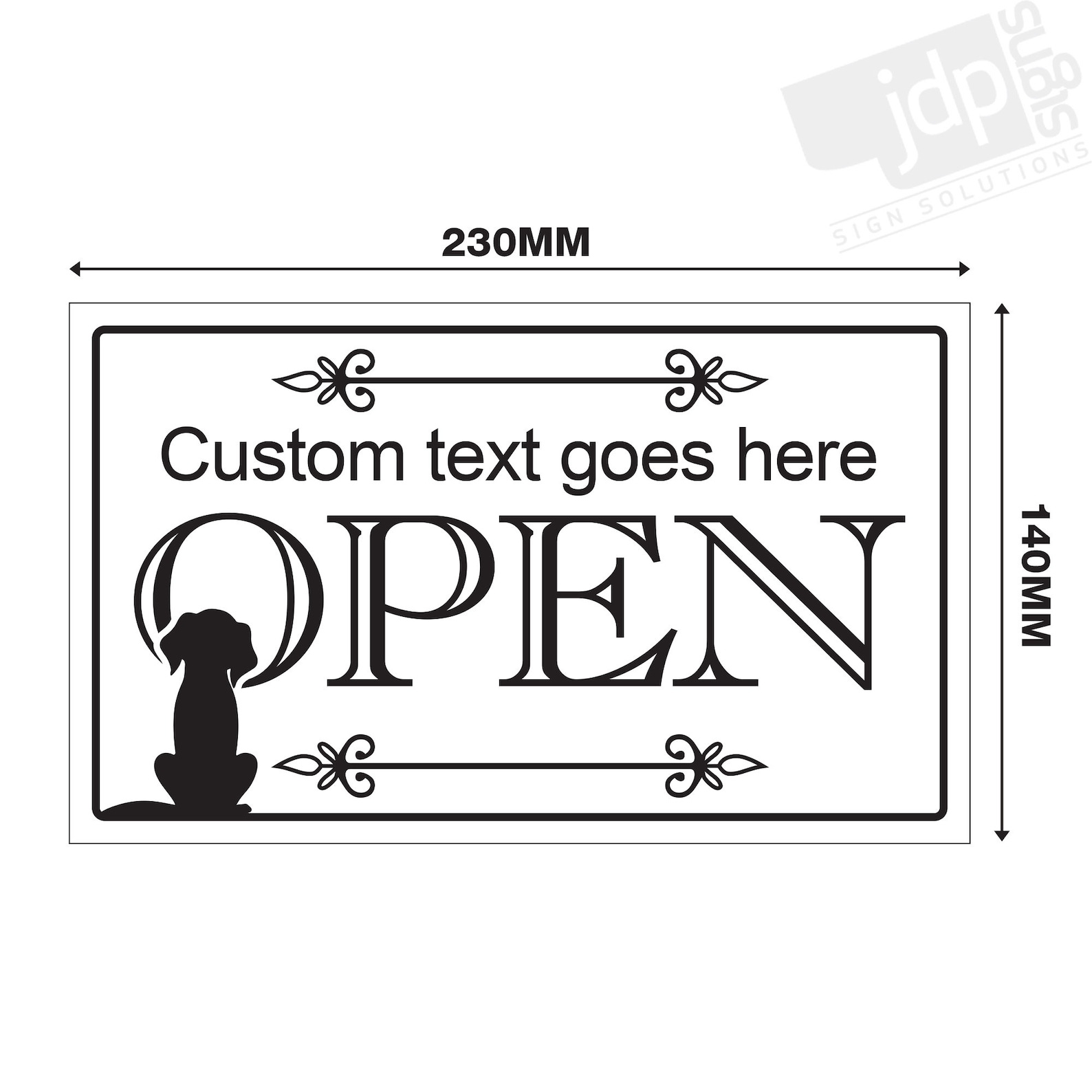 Personalised Custom Dog Groomers Vet Pet Open Closed Hanging Sign, Shop ...