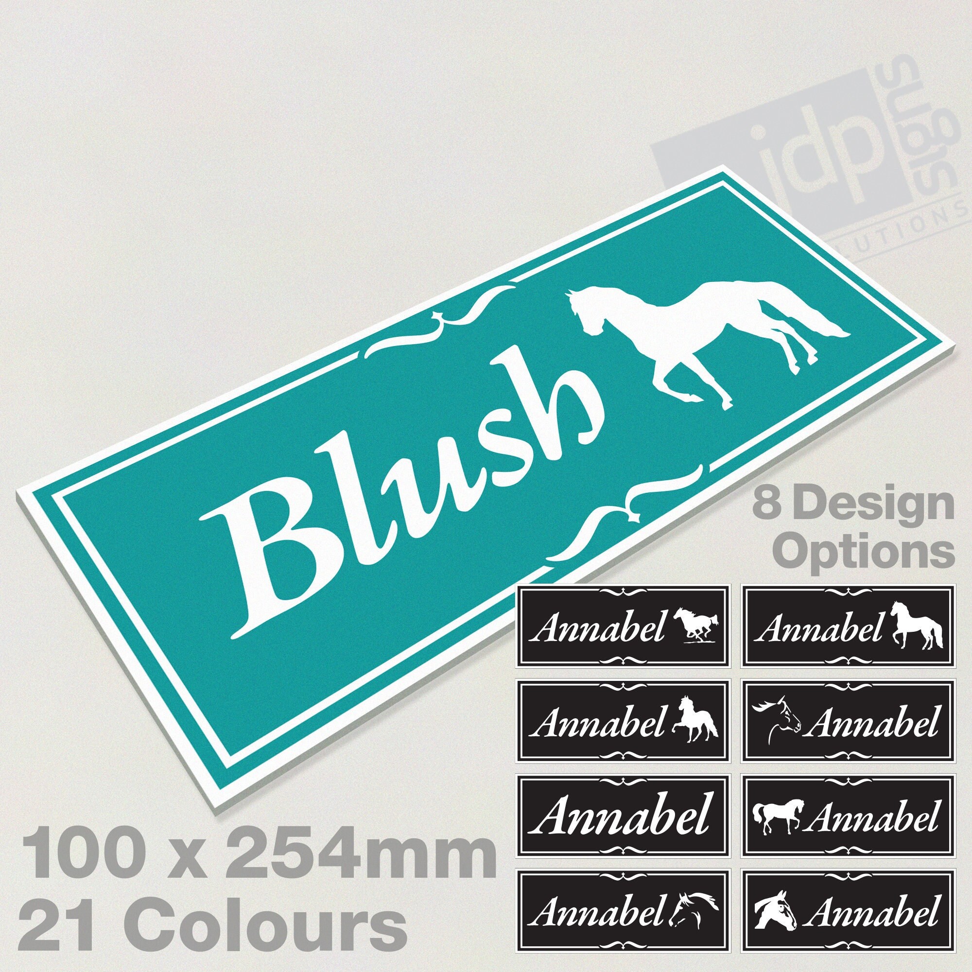 Personalised Horse Stable Door Name Sign 8 Design Options - Etsy