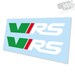 Skoda VRS 2 X White Green Red Wing Mirror Decals Vinyl - Etsy UK
