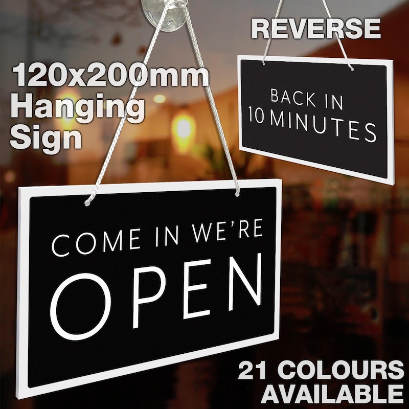 Be Back in 10 Minutes Sign - Etsy