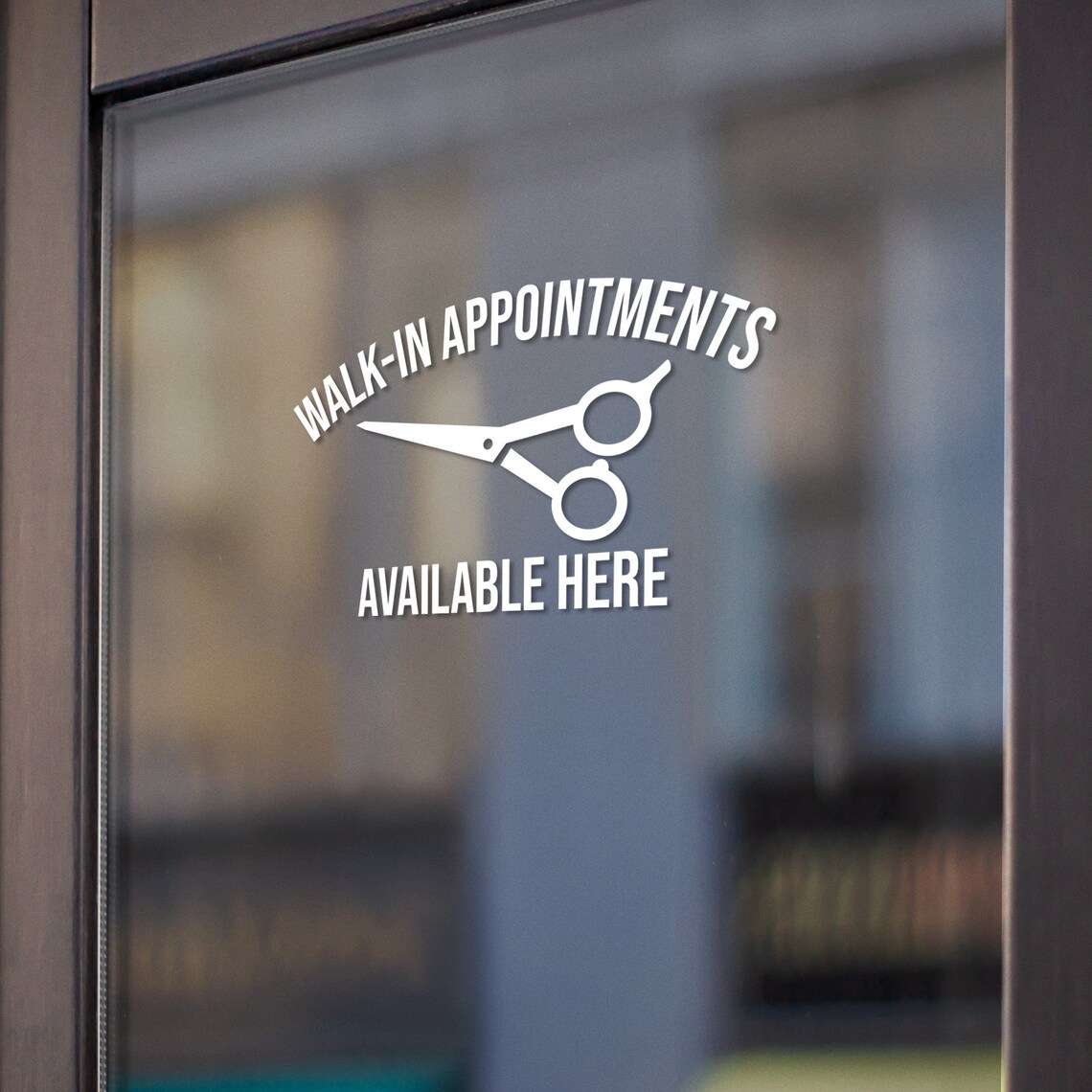 SMALL Walk in Appointments Available Here Window Door Barber - Etsy UK