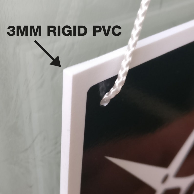 Open at 8AM 3mm Rigid 120mm X 200mm Sign, Shop Window Door - 21 Colours ...