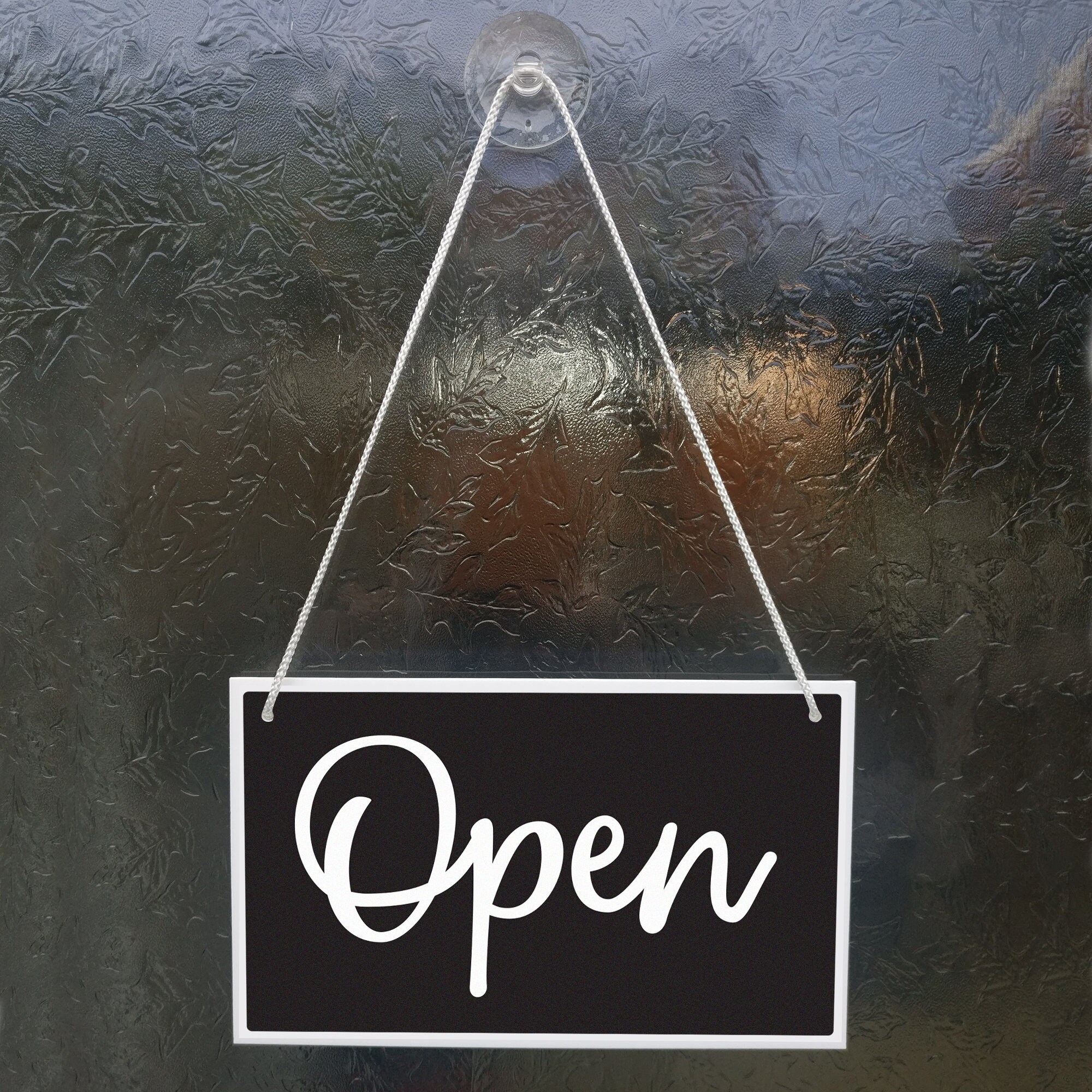 Open Closed Script Handwritten 3mm Rigid 120mm X 200mm Sign - Etsy