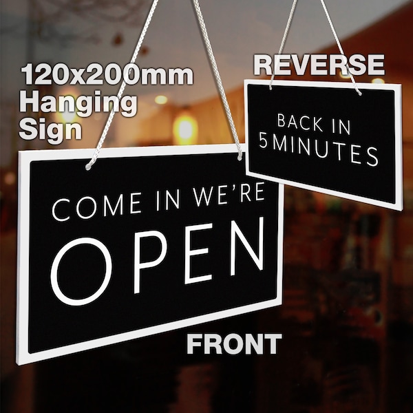 Back Door Sign - Etsy