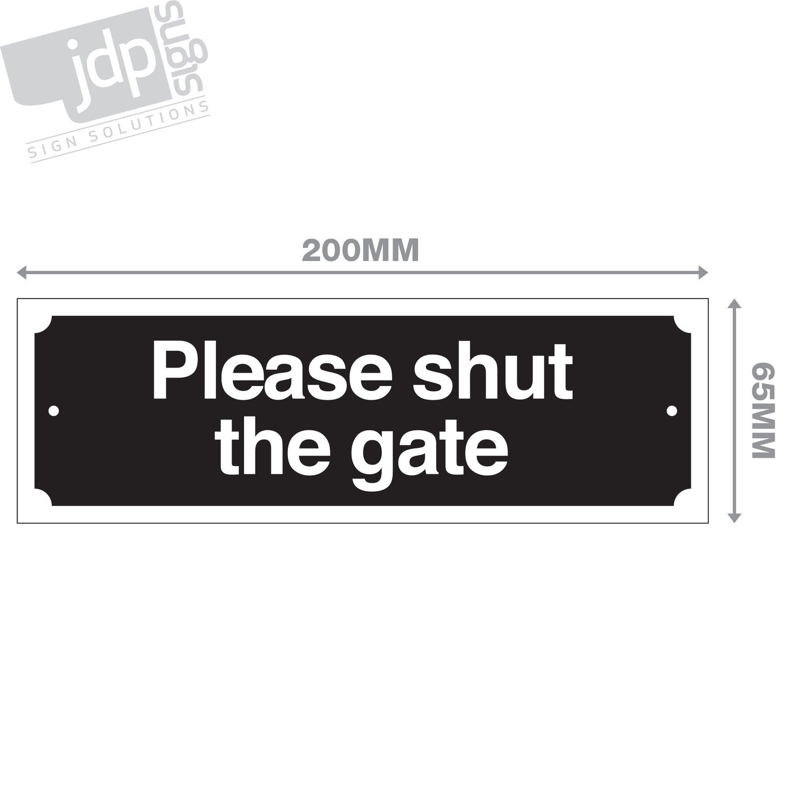 Please Shut the Gate 3mm Rigid PVC Board Sign 21 Colours - Etsy UK