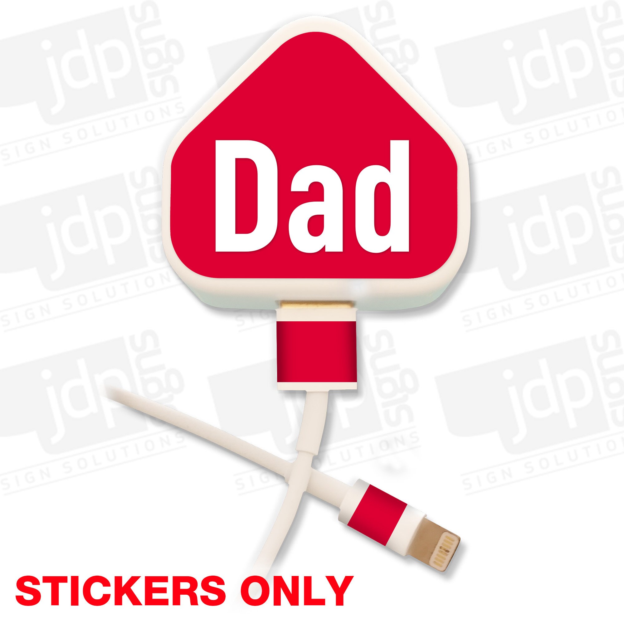 Iphone Charger Sticker Personalised USB Decal Set Plug STICKER - Etsy UK