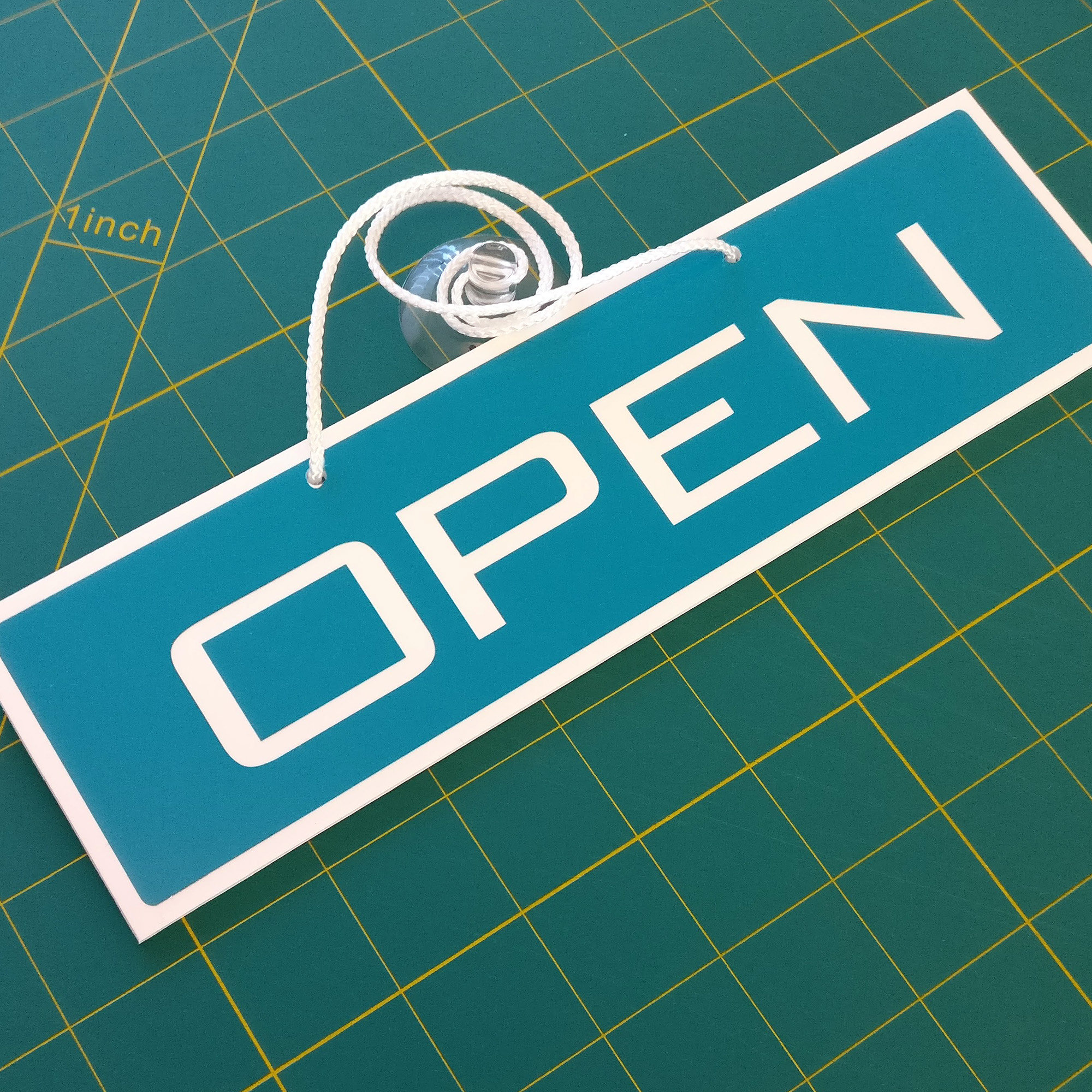 Open and Closed 3mm Rigid Hanging Sign 65mm X 240mm Shop | Etsy