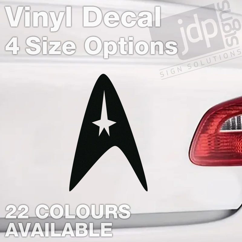 Star Trek Car Decal - Etsy