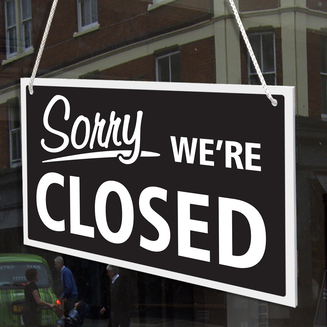 Large Come In We're Open / Sorry We're Closed 3mm | Etsy