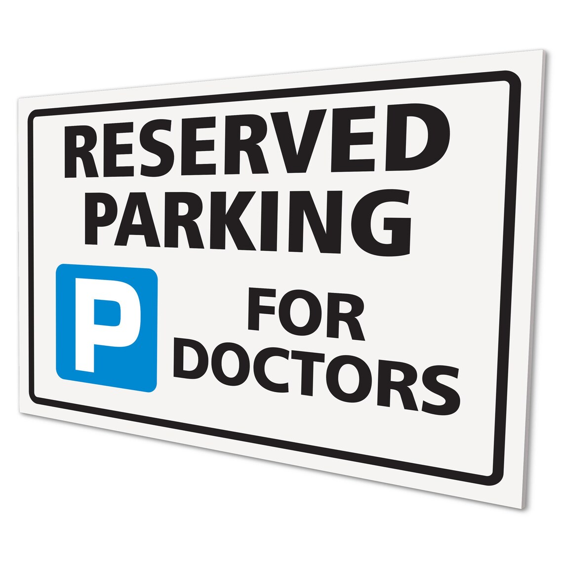 Reserved Parking for Doctors External 3mm Rigid PVC Sign - Etsy UK