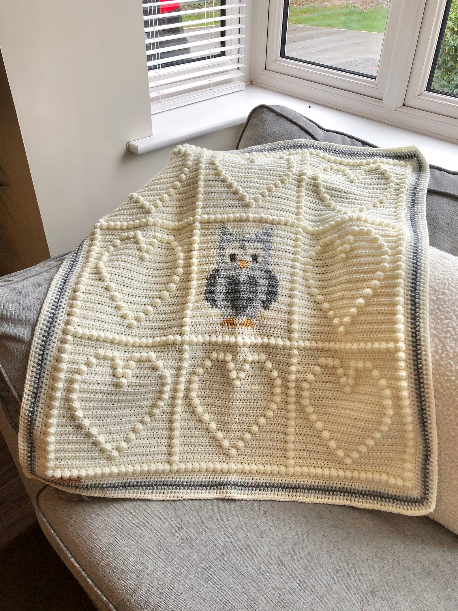 Crochet OWL Baby Blanket Pattern Owl Blanket Pattern Baby - Etsy