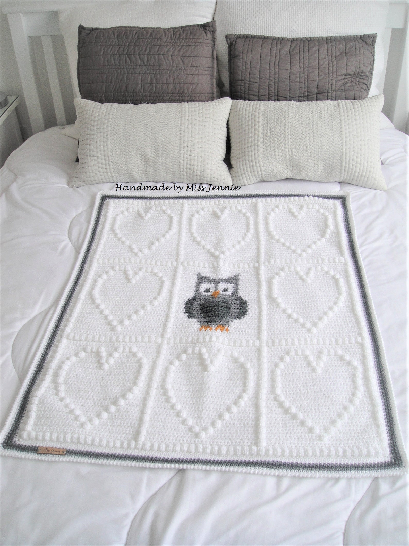 Crochet OWL Baby Blanket Pattern Owl Blanket Pattern Baby - Etsy