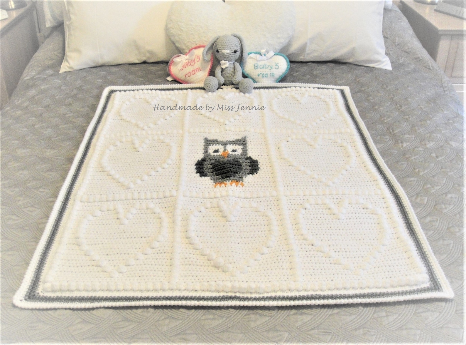 Crochet OWL Baby Blanket Pattern Owl Blanket Pattern Baby - Etsy