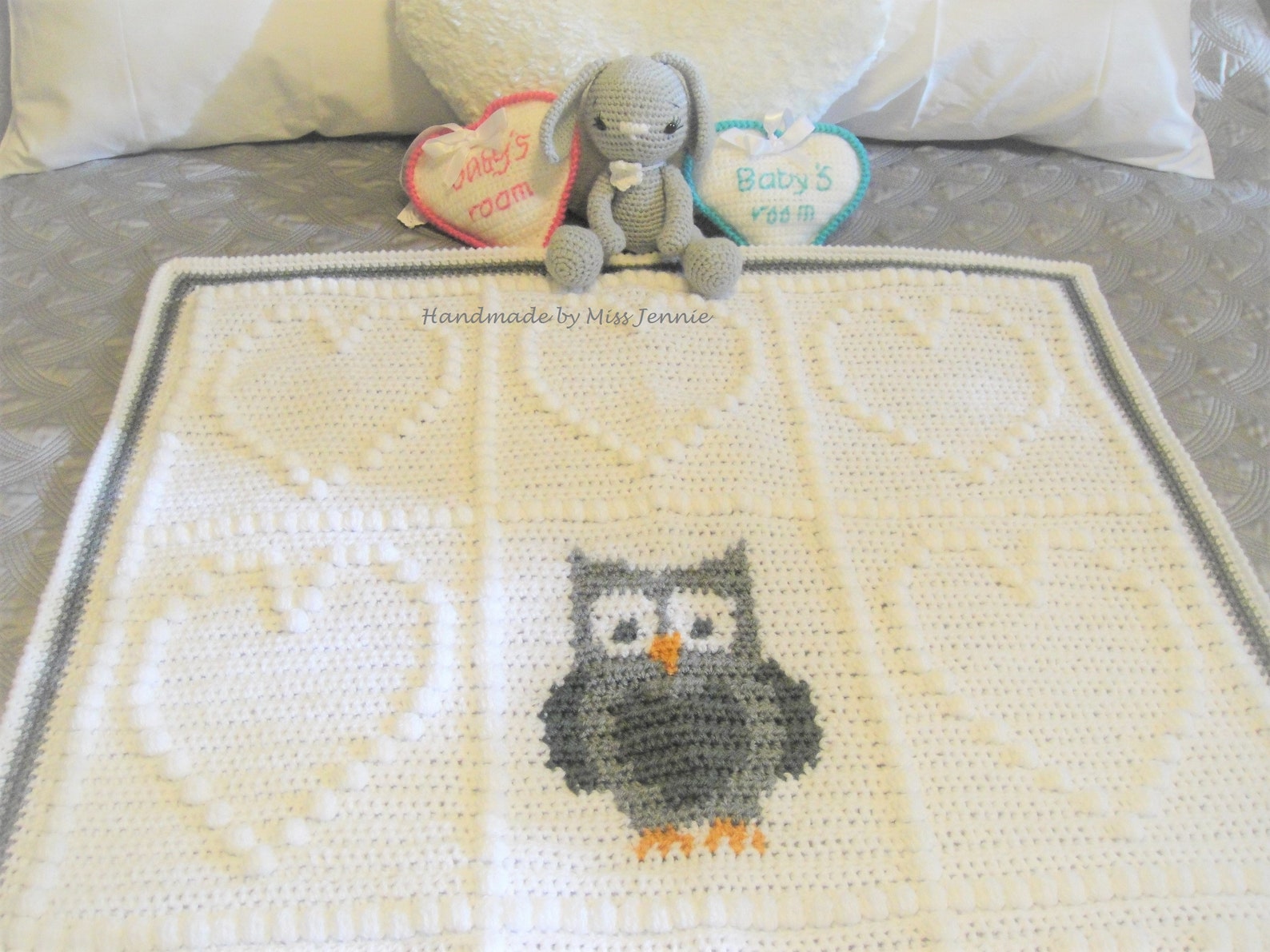 Crochet OWL Baby Blanket Pattern Owl Blanket Pattern Baby - Etsy