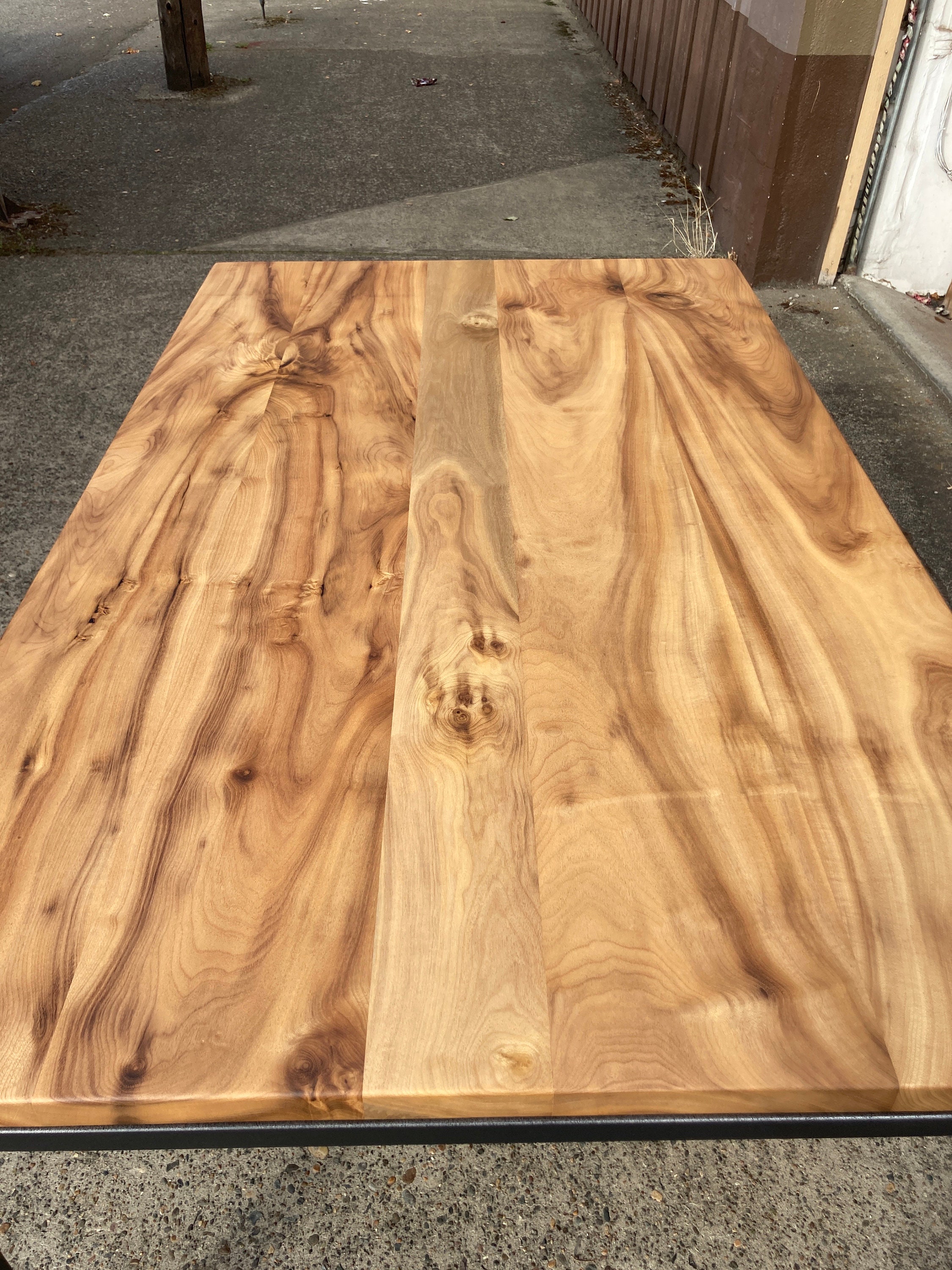 Oregon Myrtle Hardwood Dining Table - Etsy