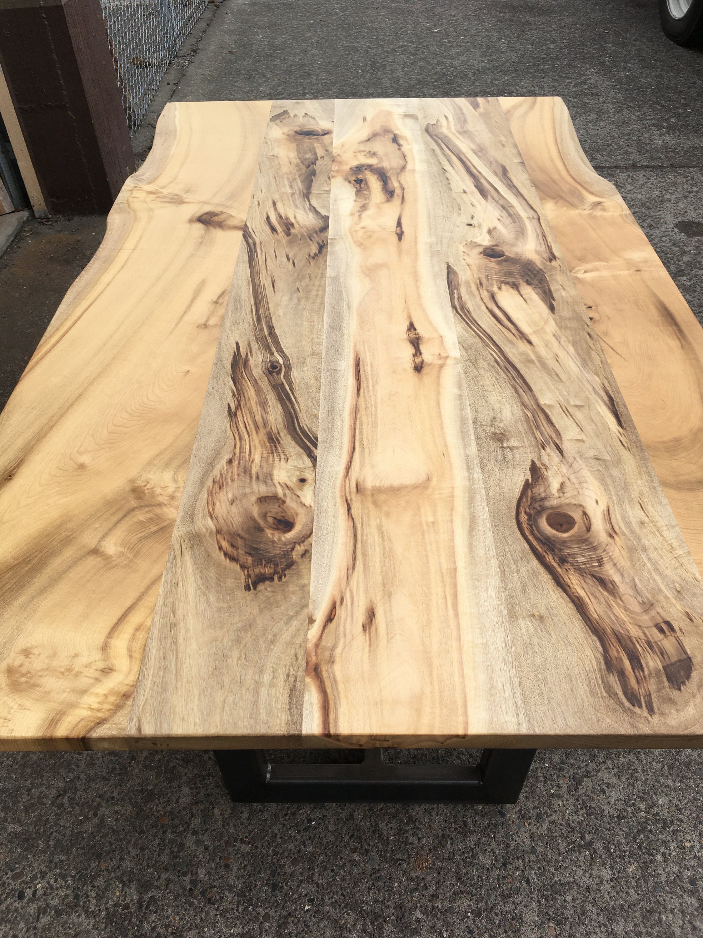 Oregon Myrtle Hardwood Dining Table - Etsy