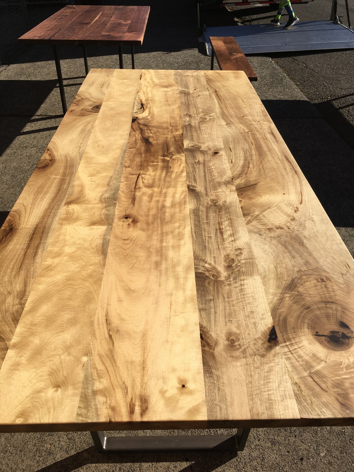 Oregon Myrtle Hardwood Dining Table - Etsy