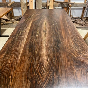 Oregon Black Walnut Dining Table Ready to Ship - Etsy