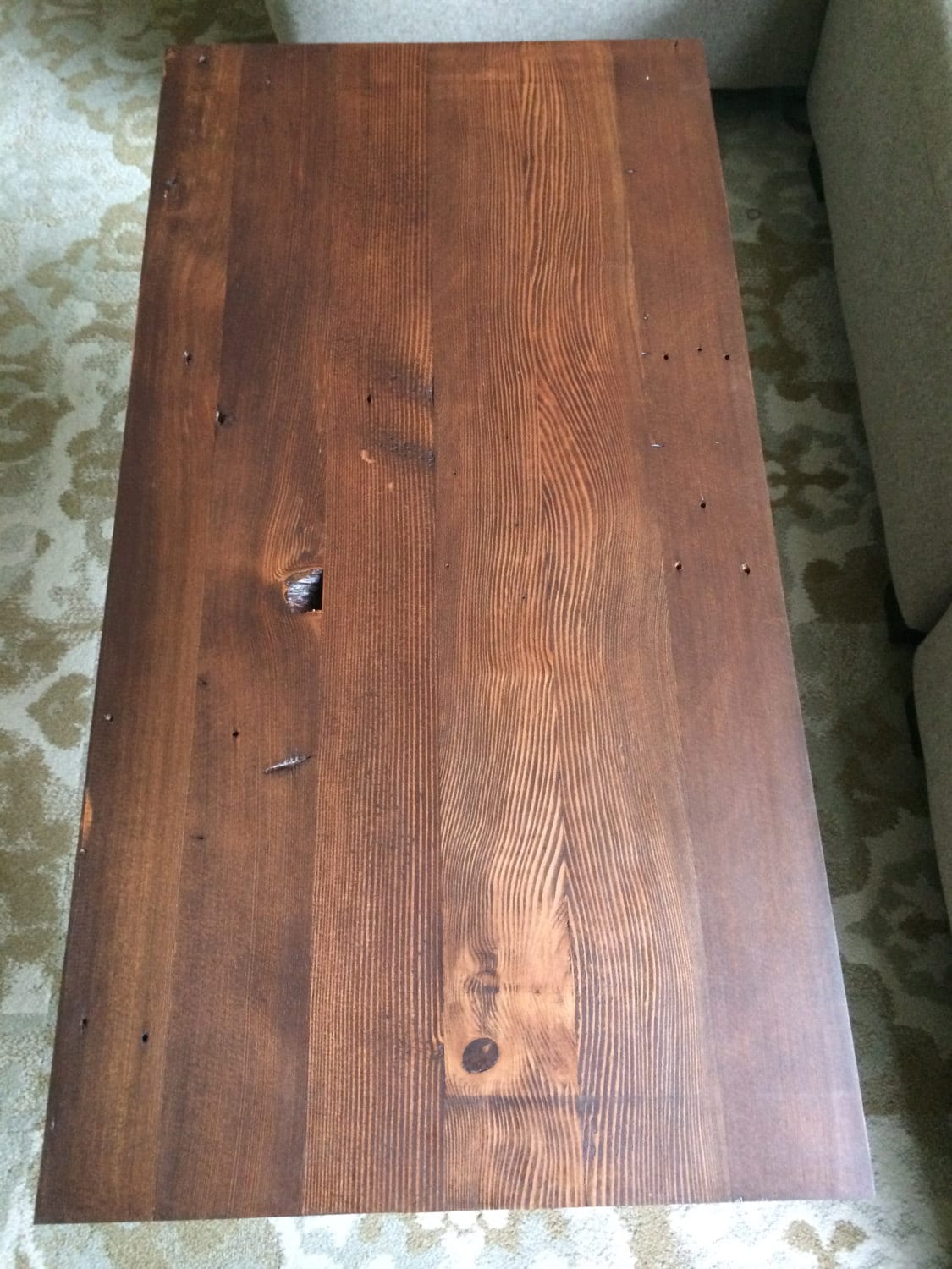 Reclaimed Wood Coffee Table Handmade in Portland OR | Etsy