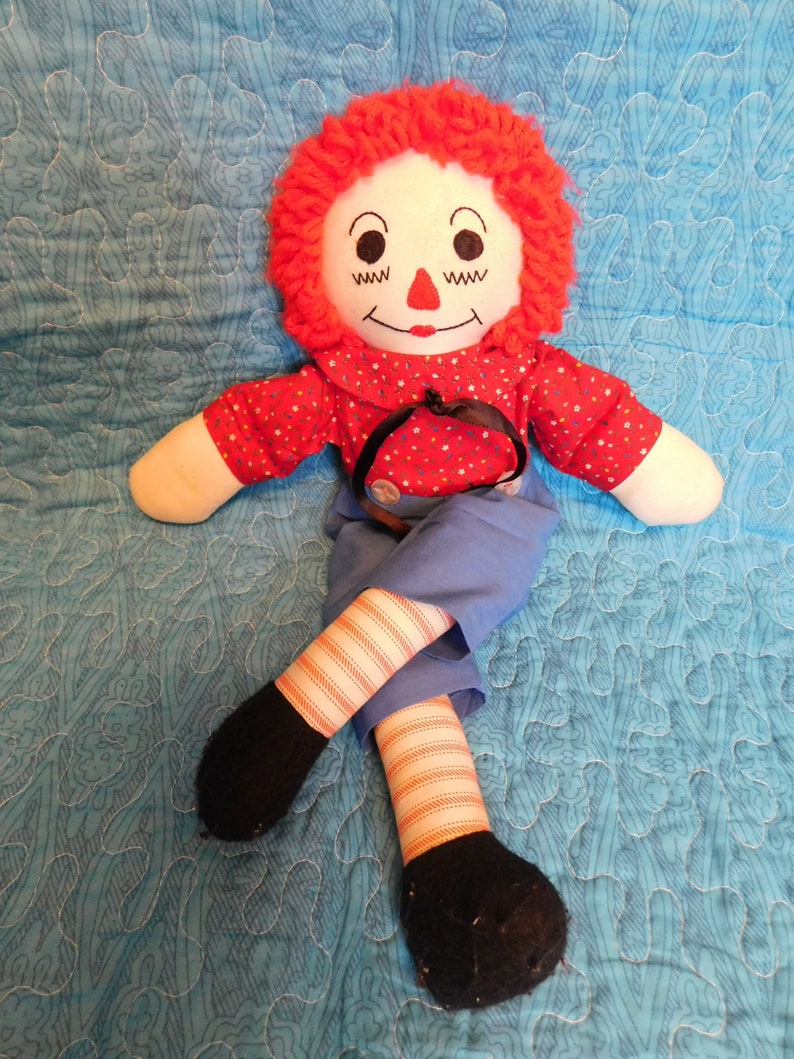 Vintage Raggedy Andy Doll - Etsy