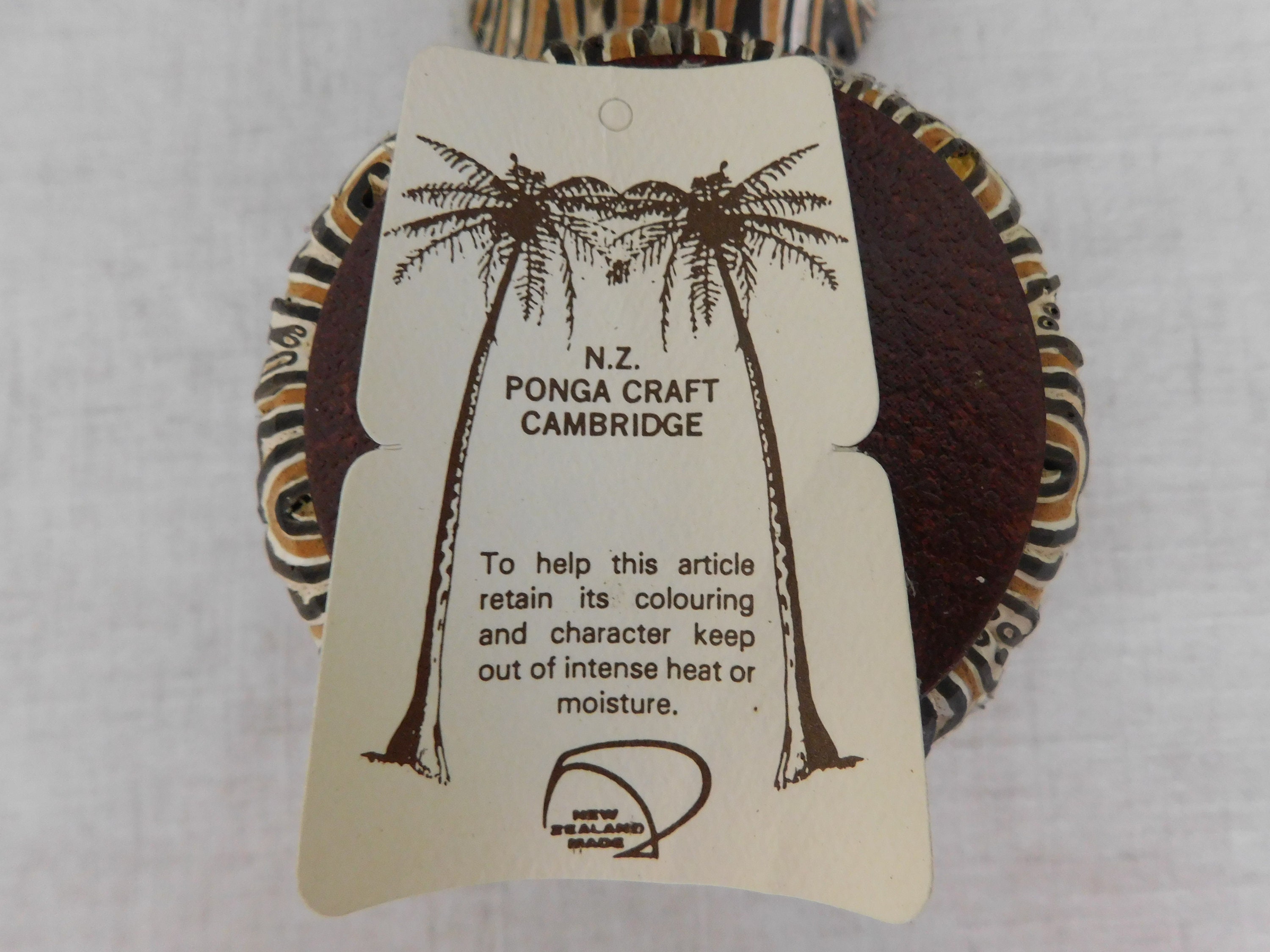 New Zealand Ponga Craft Fern Wood Vase Pair - Etsy