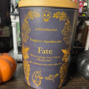 8oz Fate Inspired by Adalyn Grace’s Belladonna/foxglove Wood Wick ...