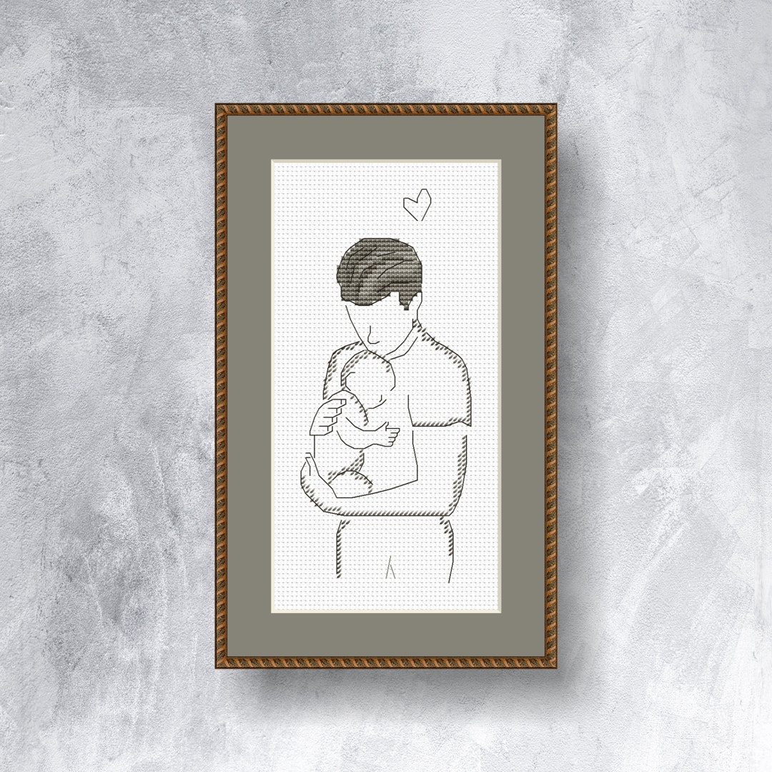 Father Cross Stitch Pattern Pdf Instant Download Father's Love Cross ...