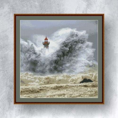 Ocean Storm Cross Stitch Pattern PDF Instant Download - Etsy