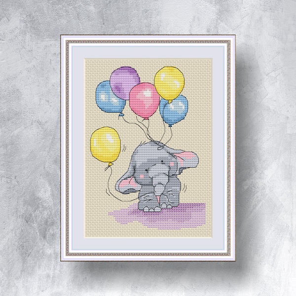 Cross Stitch Pattern Elephant - Etsy